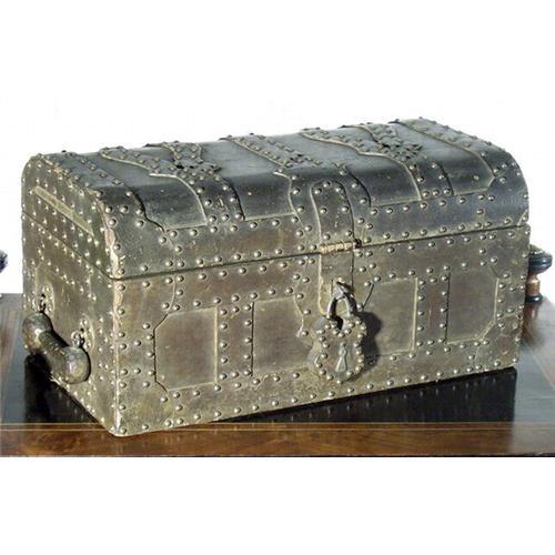 c.1870's Unique Small Victorian Treasure Chest #1151837