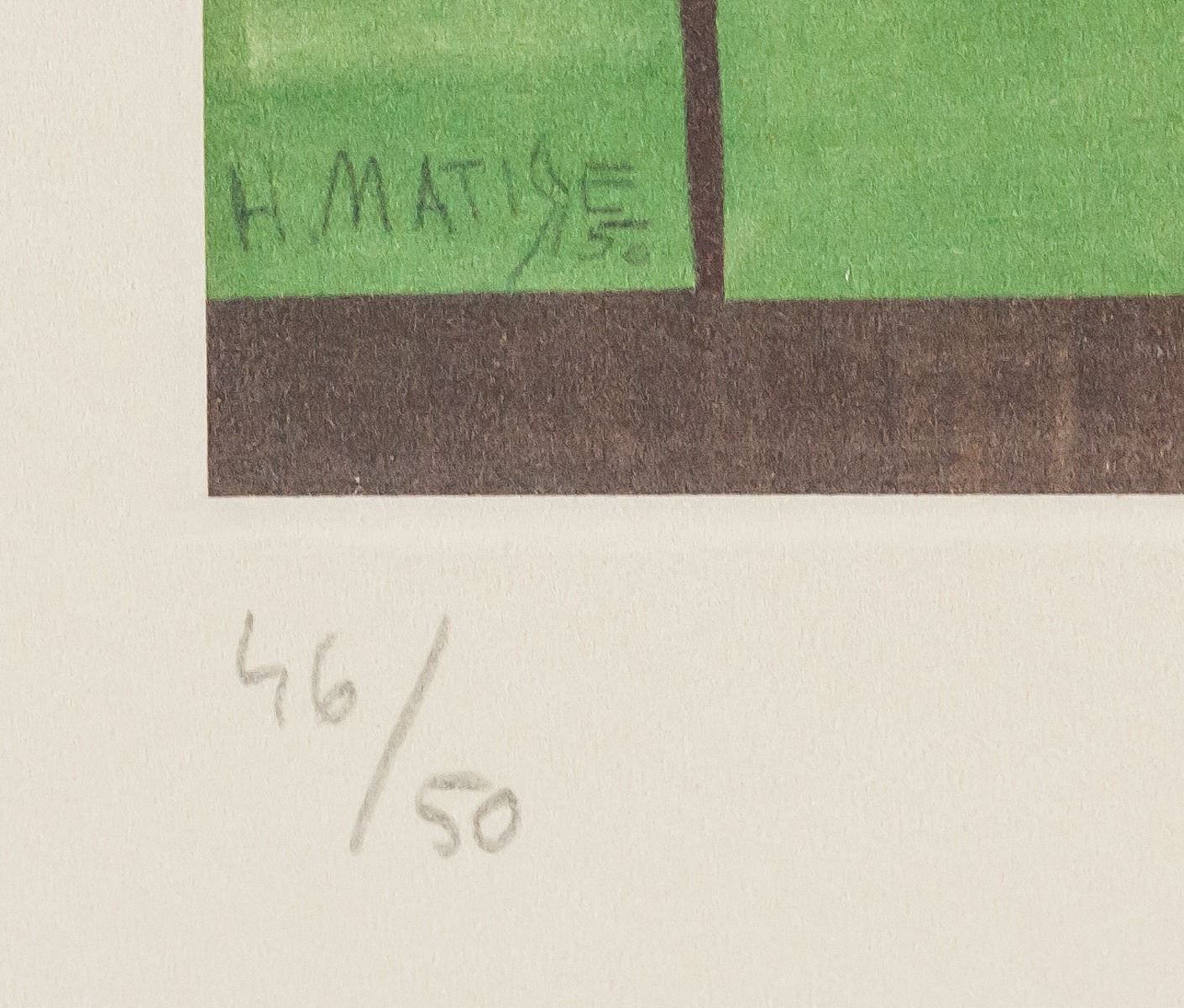 Henri Matisse French Signed Lithograph 46/50