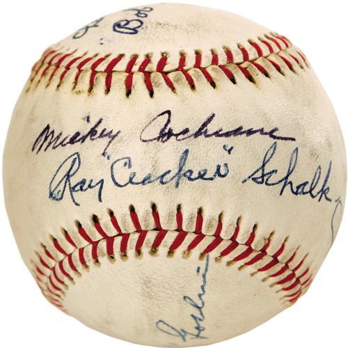 Mickey Cochrane, Schalk Signed Baseball PSA/DNA