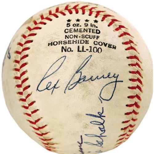 Mickey Cochrane, Schalk Signed Baseball PSA/DNA