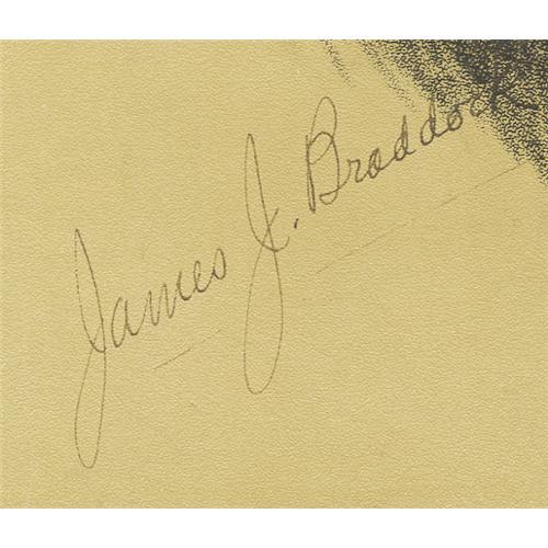 1930's James Braddock Signed Artwork PSA/DNA