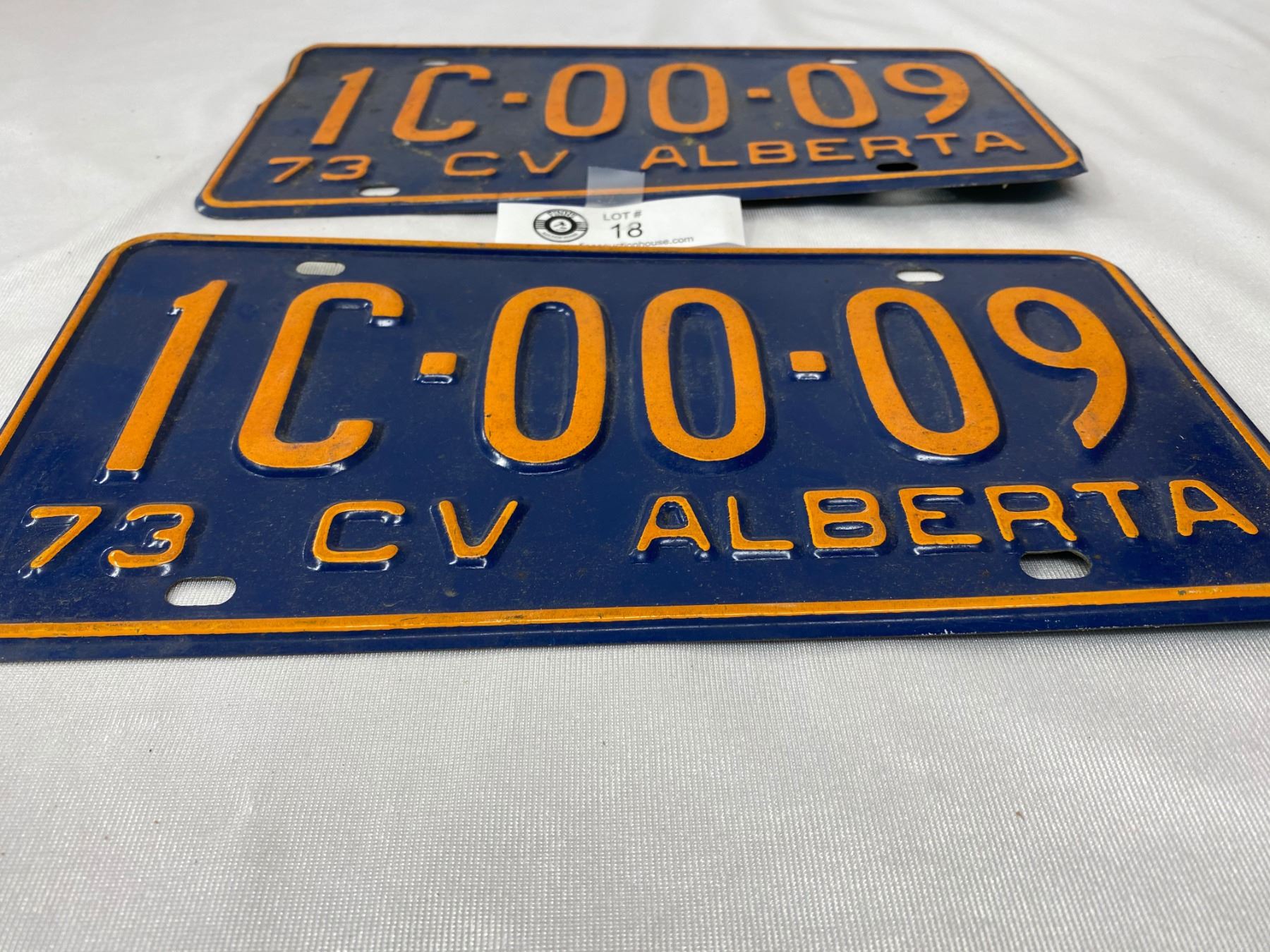 A Pair Of 1973 Alberta License Plates a-pair-of-1973-alberta-license-plates
