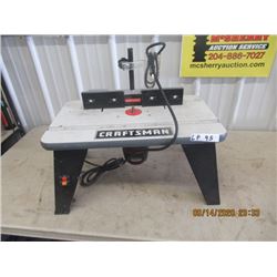 Craftsman 1.5 HP Router & Craftsman Router Table