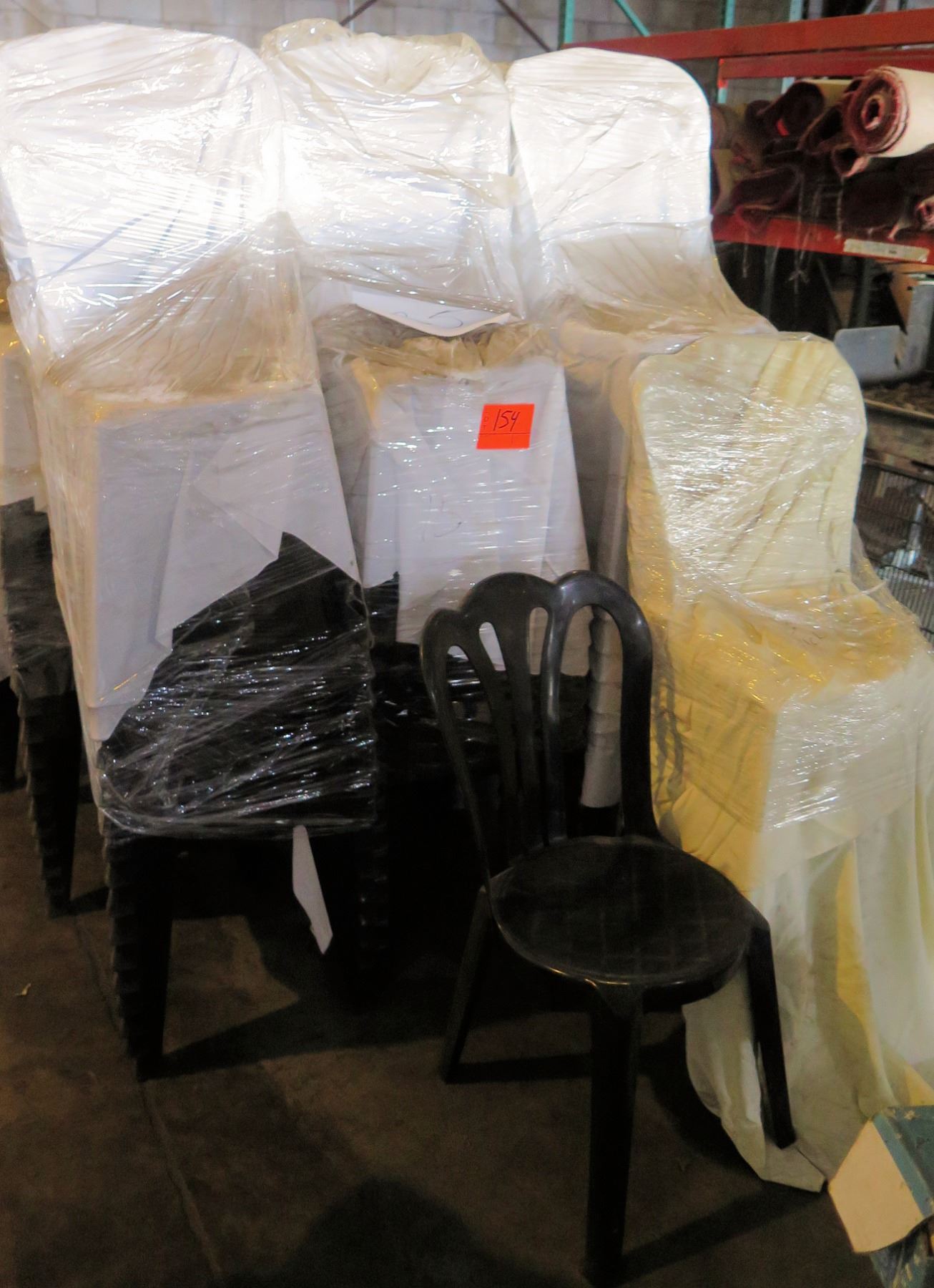 Qty 135 White Plastic Stackable Chairs - Oahu Auctions Qty 135 White Plastic Stackable Chairs - Oahu Auctions