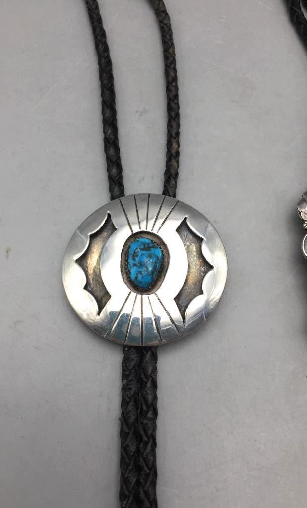 Two Vintage Bolo Ties