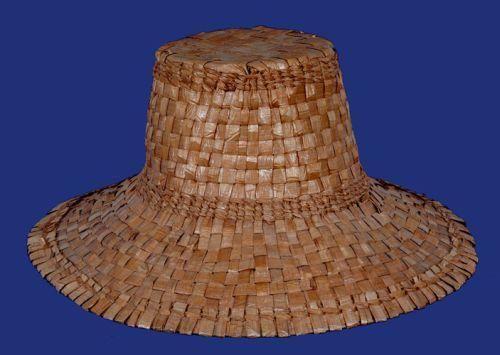Eliza Abraham Cedar Bark Hat Made When