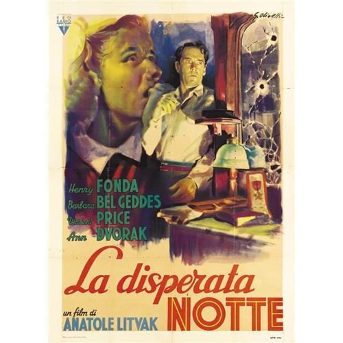 The Long Night (RKO, 1947). Italian 4 - Folio (55" X 78