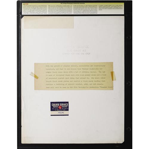 Gene Tierney - Culver Pictures. Still (10" X