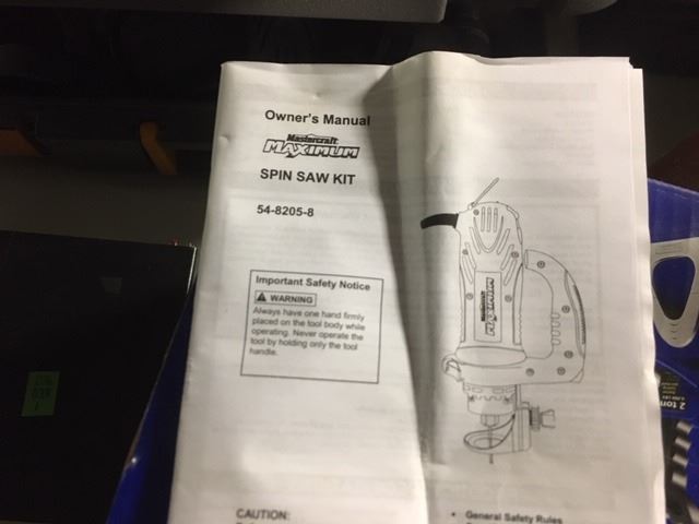 Mastercraft Maximum Spin Saw Kit