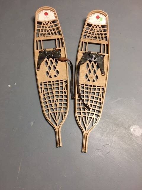 Vintage Astro Show Snow Shoes, "Victor Snowshoes"