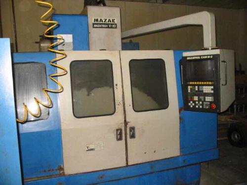 Mazak V10 dual pallet machine center M2 control