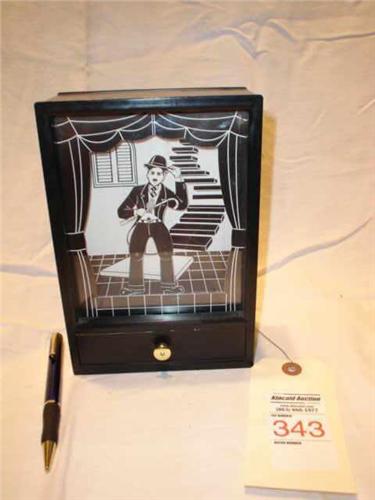 Charlie Chaplin animated music box
