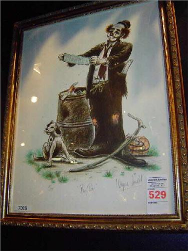 Wayne Howell clown art