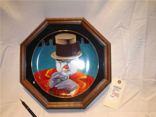 Jon Helland Clown Plate