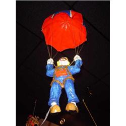Paper mache Parachute Clown