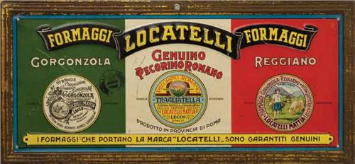 Advertising tin - FORMAGGI LOCATELLI