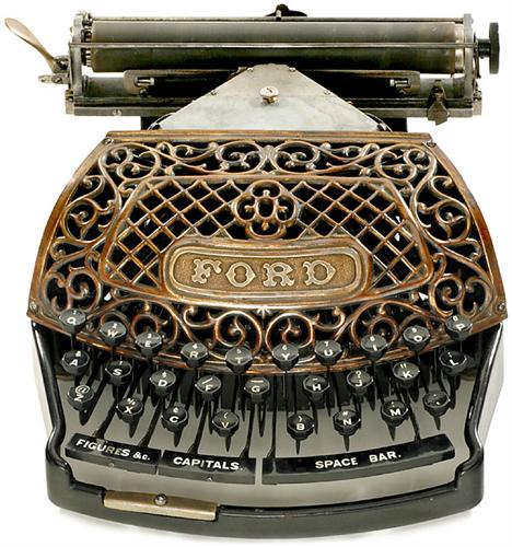 Giant Rarity: The Ford Typewriter, 1895
