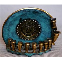 Israel Judaica: Channukah lamp