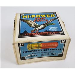 Hi Power Shot Shells Federal Cartridge Corp Box