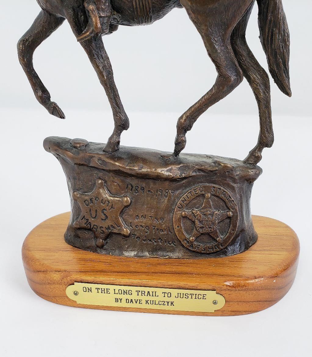 Dave Kulczyk Bronze "On the Long Trail to Justice"
