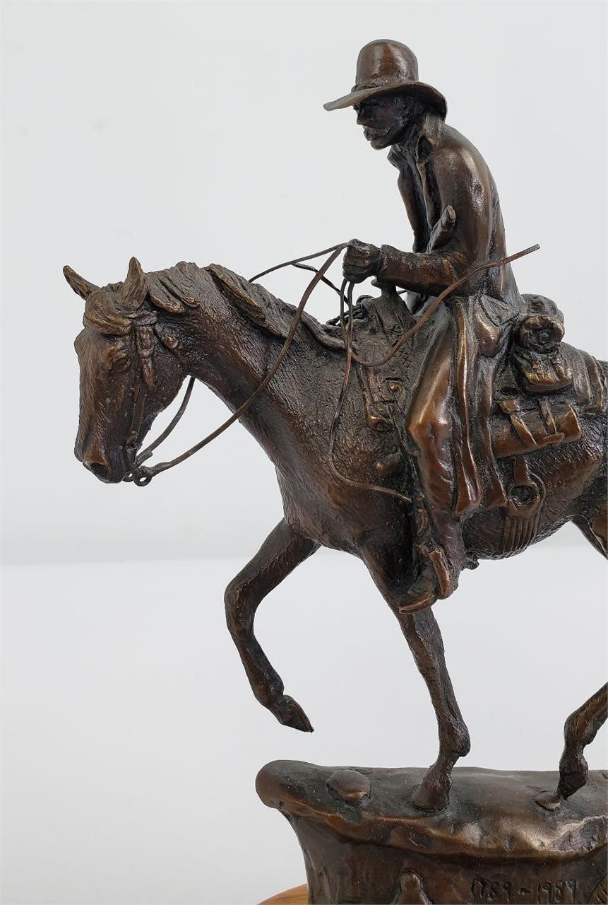 Dave Kulczyk Bronze "On the Long Trail to Justice"