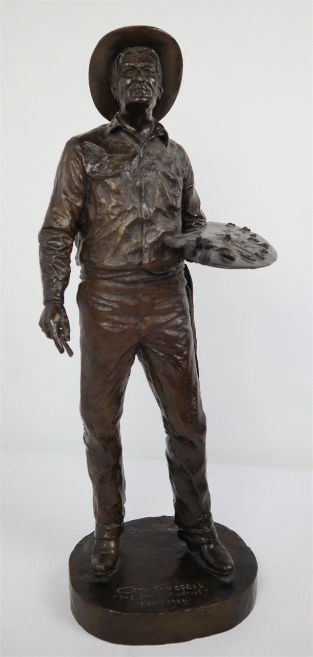 Bob Scriver Montana Charlie Russell Bronze