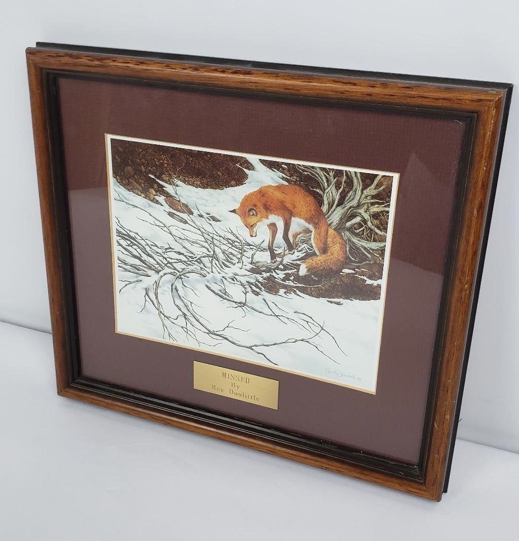 Bev Doolittle "Missed" Fox Print