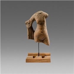 Ancient Greek Terracotta Torso of Aphrodite c.4th century BC.