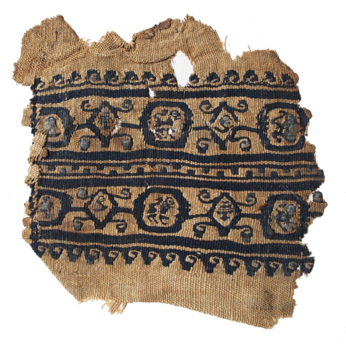 Ancient Egyptian Coptic Textile Fragment c.5th century AD.