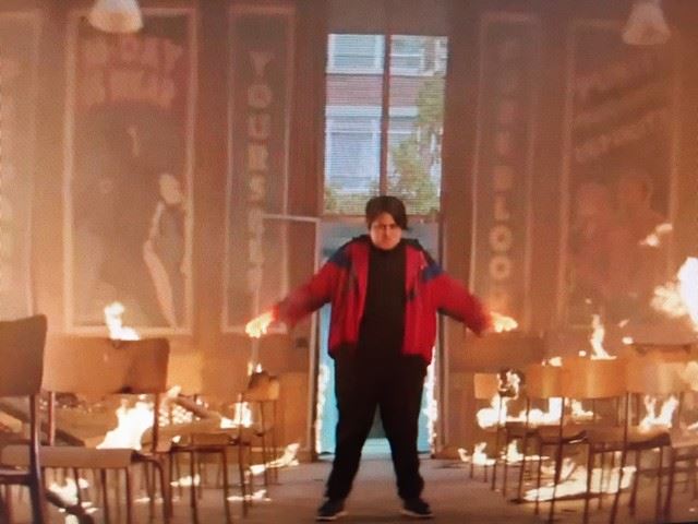 Deadpool 2 Firefist (Julian Dennison) Fat Suit Movie Costumes