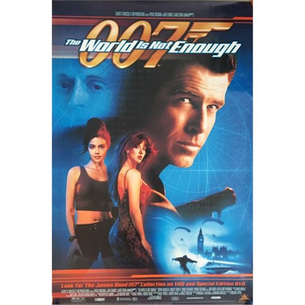 James Bond 007 The World Is Not Enough (1999) USA video release poster