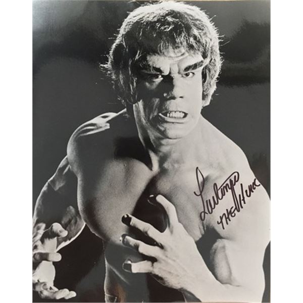 The Hulk TV Lou Ferrigno Signed Photo