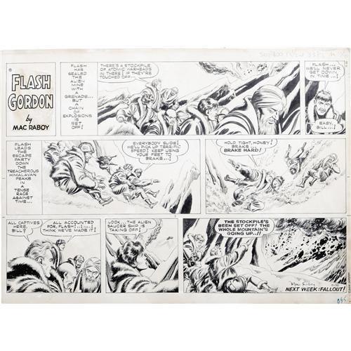 Mac Raboy - Flash Gordon Sunday Page Original Art (King