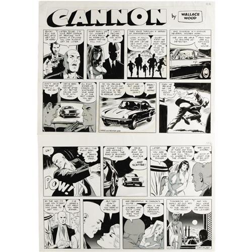 Wally Wood - Cannon Comic Strip #C126 Original Art 1974