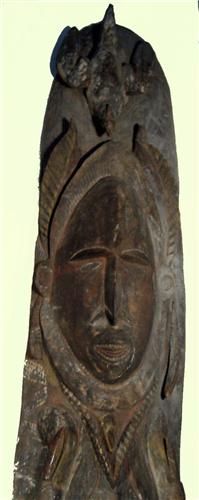 AN IMPORTANT AND MONUMENTAL ABELAM SCULPTURE (nggwal)