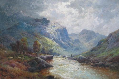 Alfred de Breanski Jr. (British) Oil: Aberfoyle NB