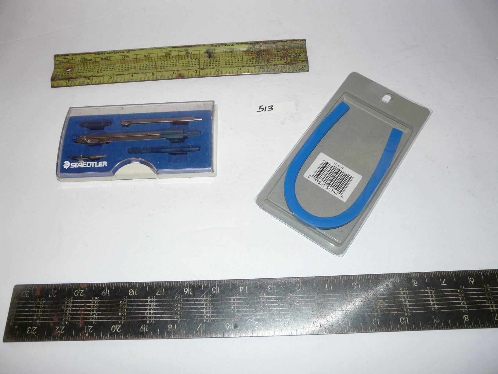 Staedtler Geometry Set, Vintage Ruler