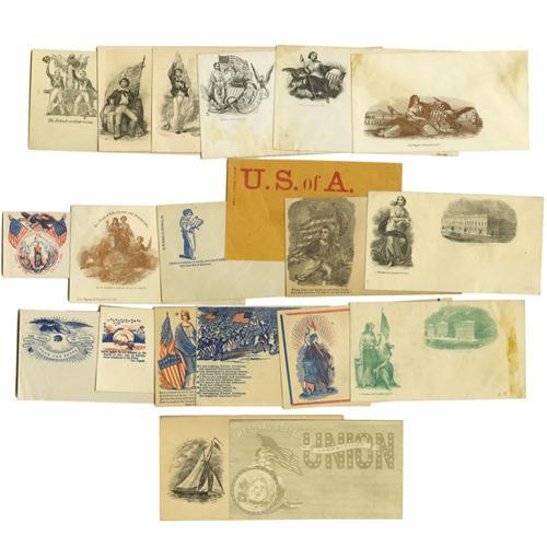 Lot of 64 Civil War Patriotic Covers