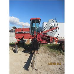 Case Int 8820 Gas Swather US P/U Reel 21' w Transport S# CFH0049074 ...