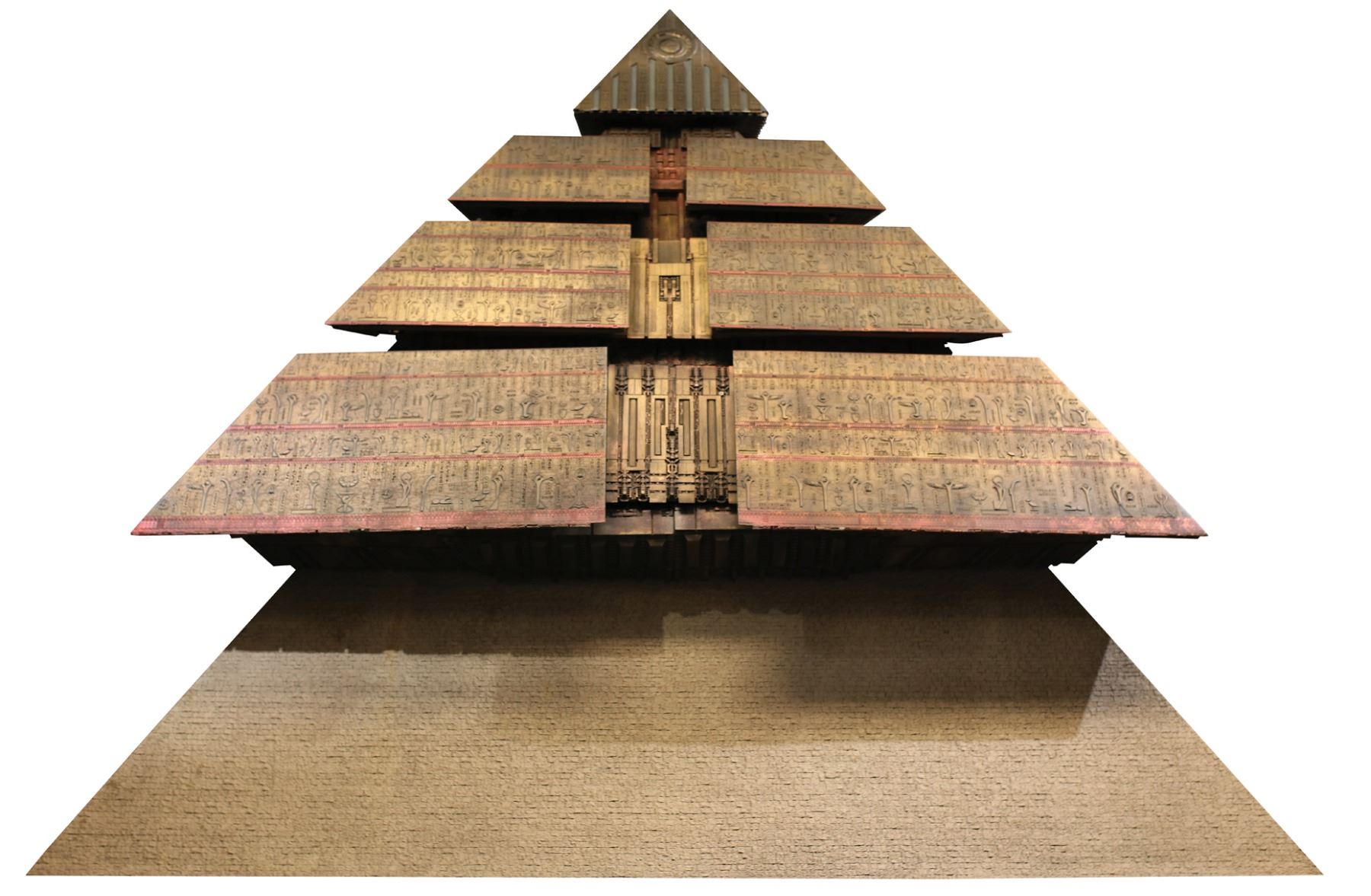 Large scale hero 'Ra' Cheops class Pyramid Warship miniature with ...