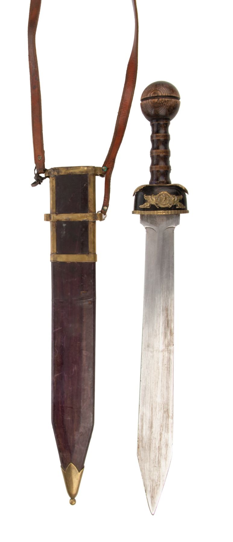 Hero Praetorian Officer sword with scabbard from Gladiator. | Barnebys