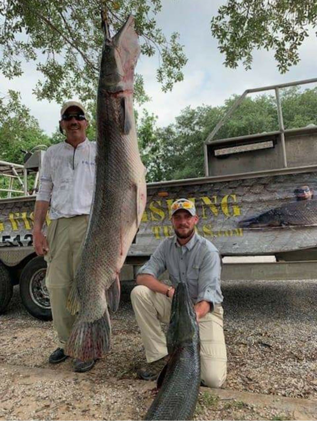 19 - TROPHY ALLIGATOR GAR BOWFISHING or ROD & REEL FOR 2 ANGLERS