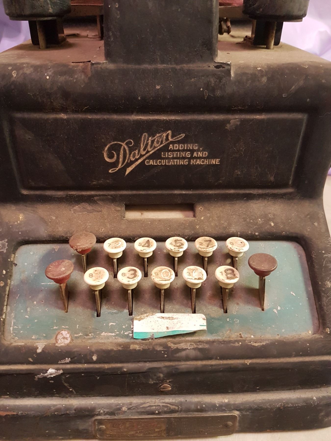 Vintage Adding, Listing & Calculating Machine - Dalton