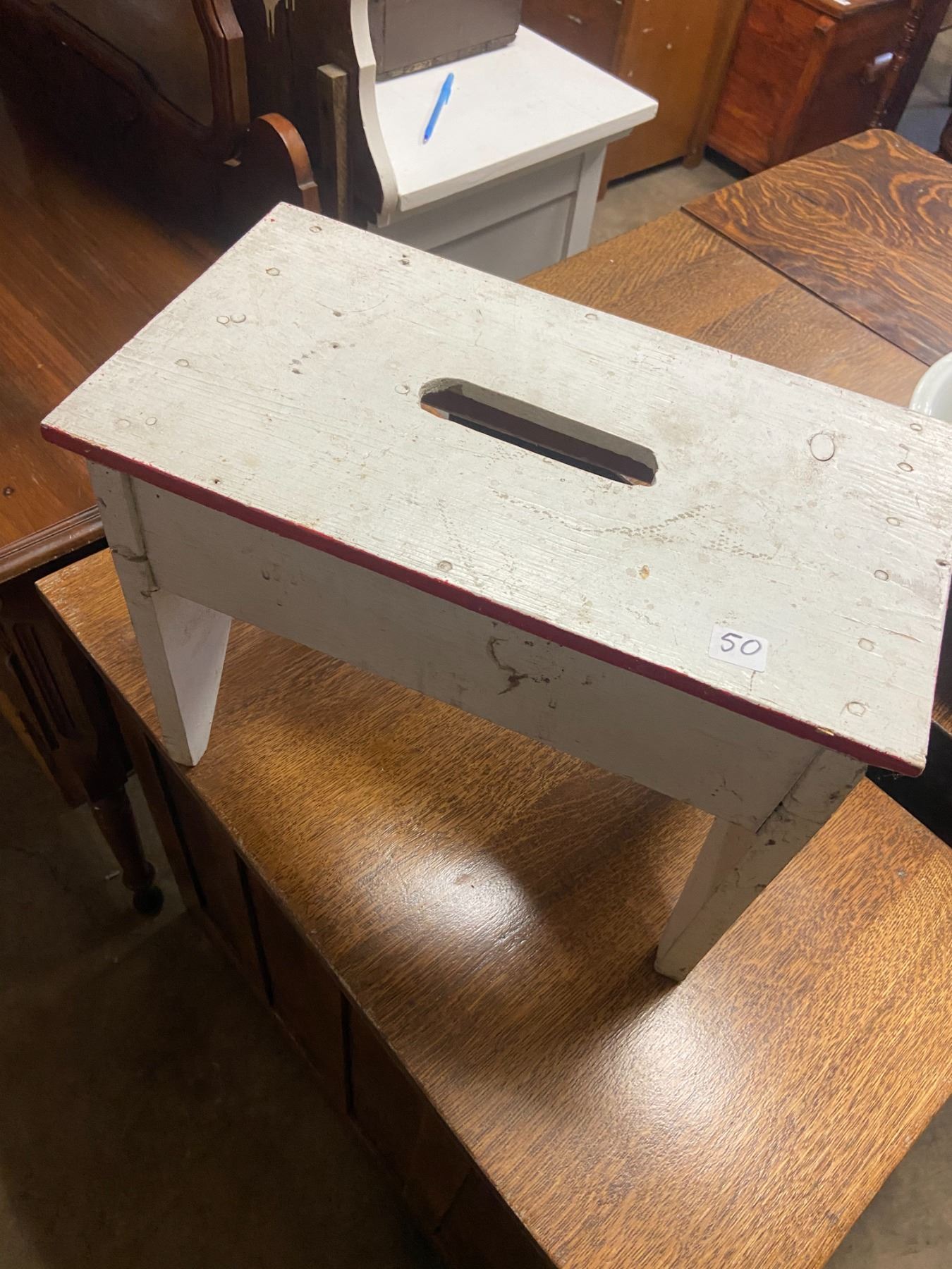 Primitive Step Stool - Schmalz Auctions