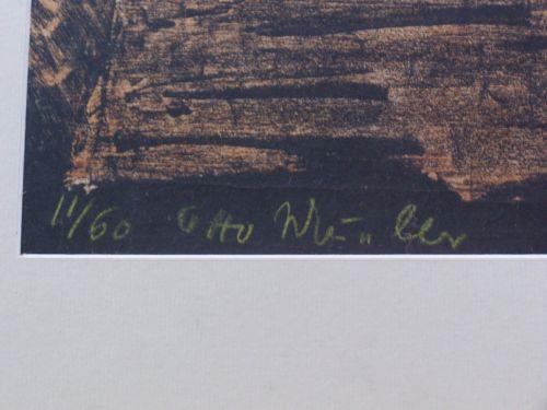 OTTO MUELLER Sig Lithograph German Art