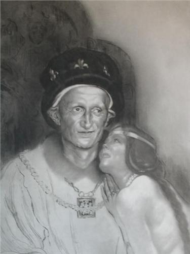 LOUIS LEGRAND Etching French 1910