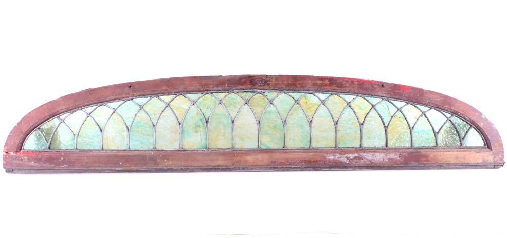Northern Pacific Pullman Car Stained Glass Transom