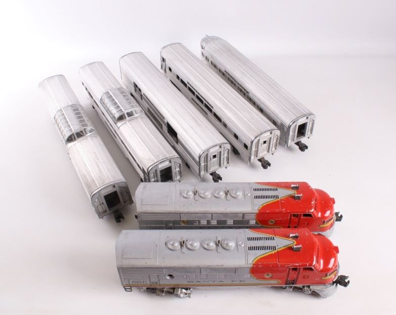 Lionel Lines 2333-20 Santa Fe Train Set 1954