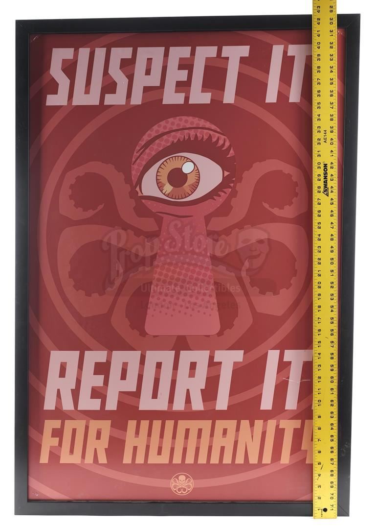 Lot #220 - Marvel's Agents of S.H.I.E.L.D. - Pair of Hydra Propaganda ...