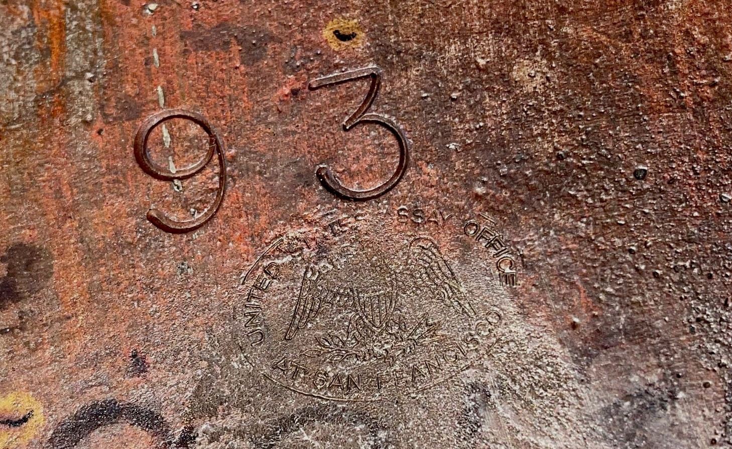 California. Behemoth San Francisco Assay Office Silver Ingot” Undated ...